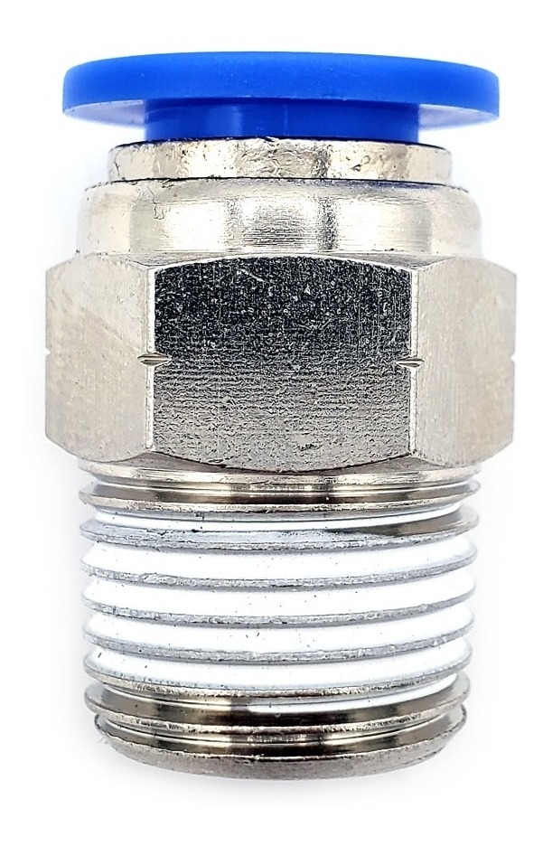 10 Pz De Conector/racor Rápido Neumático Recto 3/8 Npt X10mm | Instrutek
